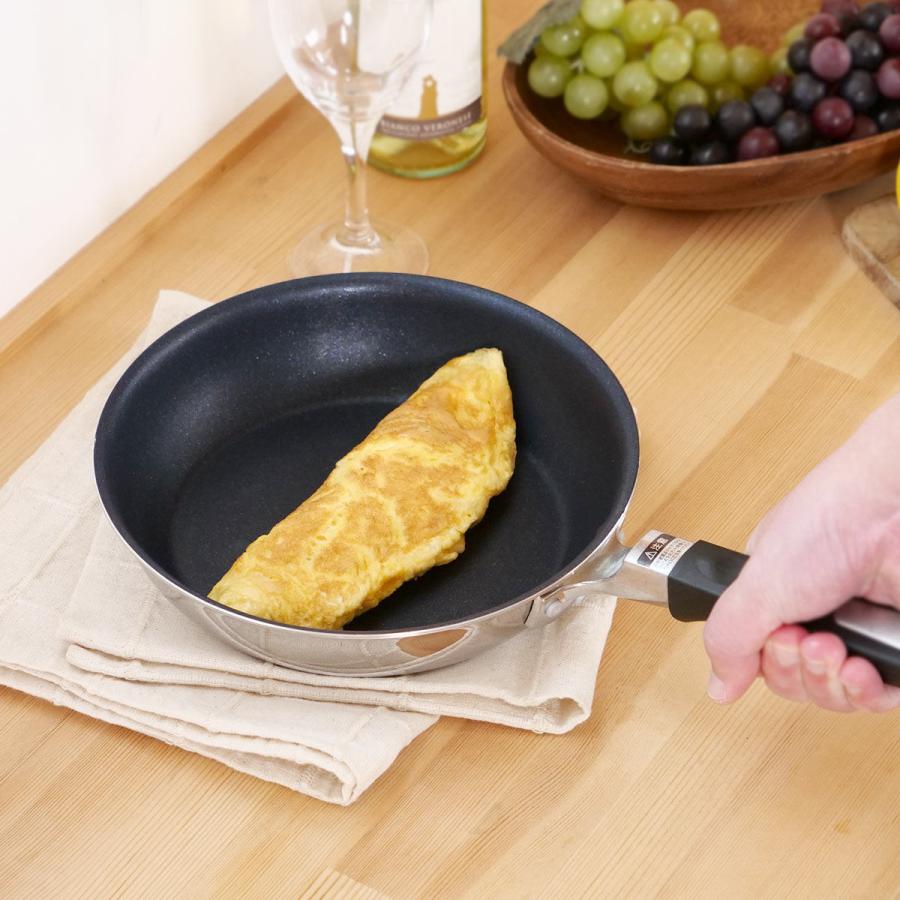 フライパン 22cm IH対応 クワトロプラス 日本製 UMIC ユミック （ ガス火対応 オール熱源対応 炒め鍋 いため鍋 金属ヘラOK ふっ素加工 軽い ） : 404141 : お弁当 ...