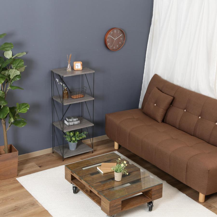 オープンラック 4段 簡単組み立て ワイヤーラック EZBO 幅42cm グレー :407585:お弁当グッズのカラフルボックス - 通販 - Yahoo!ショッピング