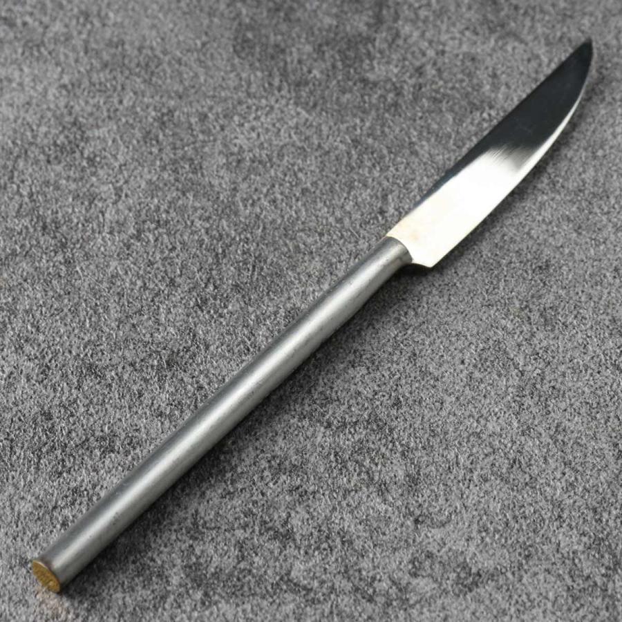 工房アイザワ 円 黄銅洋食器 フルーツナイフ 銀仕上 （ aizawa 日本製 真鍮 ナイフ カトラリー 燕三条 デザートナイフ 洋食器 ...