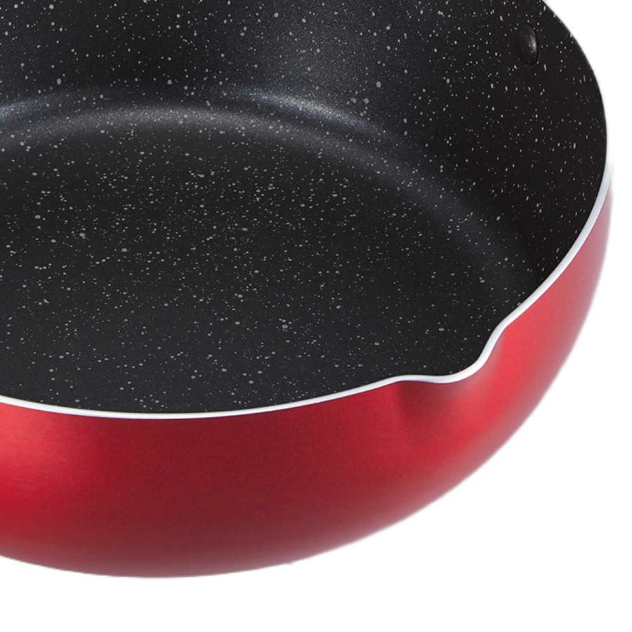 フライパン 22cm IH対応 深型 グッドフル ガラス蓋付き （ ガス火対応 オール熱源対応 片手鍋 炒め鍋 いため鍋 金属ヘラOK ふっ素加工 軽い ） :417506:お弁当グッズの ...