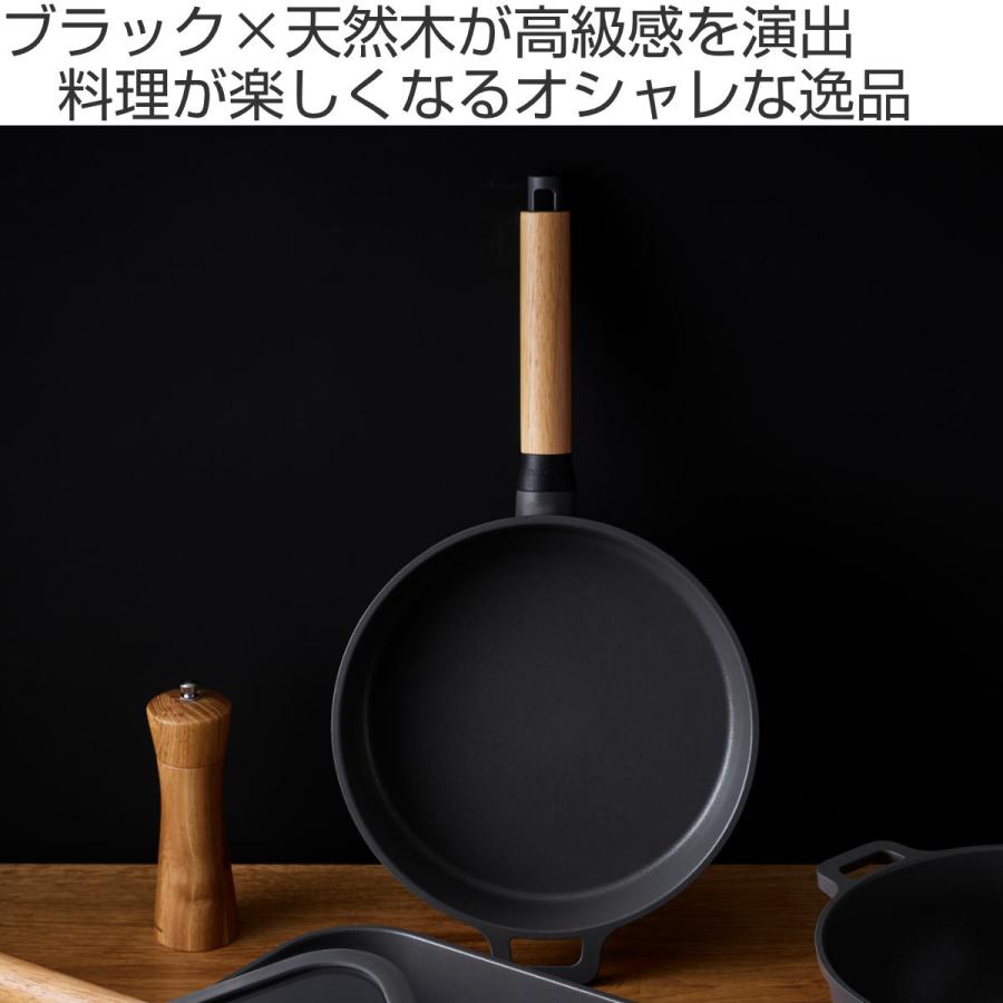 フライパン 24cm IH対応 BOSQUE ドクターハウス （ Dr.HOWS ガス火対応 オール熱源対応 炒め鍋 いため鍋 フッ素加工 アルミ鋳造製 韓国 ） :417846:お弁当グッズ ...