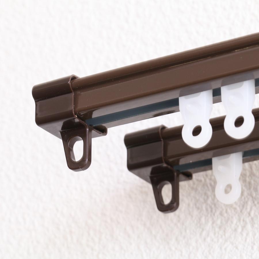 TOSO カーテンレール ダブル 伸縮式 1m （ デザインレール 伸縮 ダブルタイプ ダブルレール 片マグネットランナー ） : お弁当グッズのカラフルボックス - 通販 - Yahoo ...