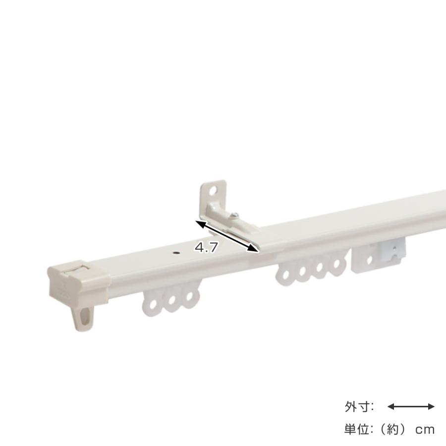 TOSO カーテンレール シングル 伸縮式 1m （ デザインレール 伸縮 シングルタイプ シングルレール 片マグネットランナー ） : お弁当グッズのカラフルボックス - 通販 ...