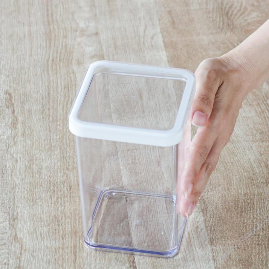 ViV 保存容器 1L VIVコンテナ スクエア 1000 viv （ ヴィヴ プラスチック 保存 容器 密閉 食洗機対応 密閉容器 食品保存 プラスチック容器 ） : お弁当グッズのカラフル ...