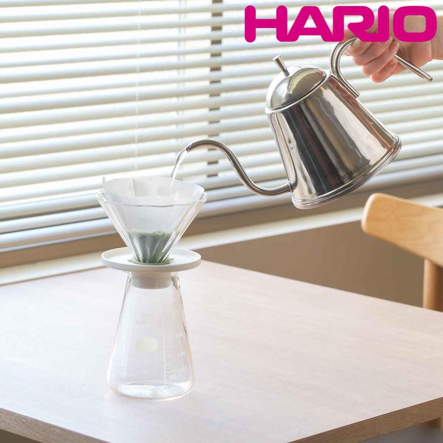 HARIO ドリッパー 500ml 1〜4杯用 茶茶ドリッパー ブーケ 耐熱ガラス （ 食洗機対応 お茶 サーバーセット ） : お弁当グッズのカラフルボックス - 通販 - Yahoo!ショッピング