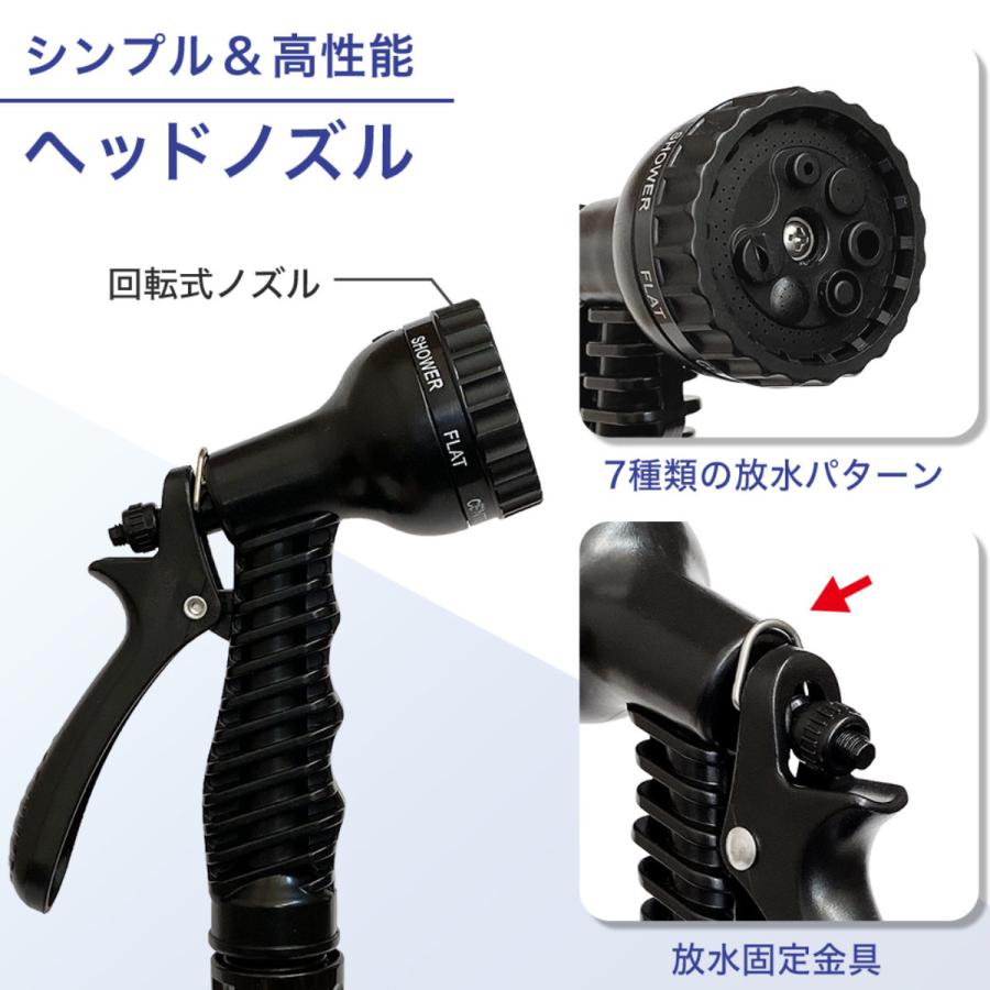 PROTEX ホース スマートホース 5m~15m （ 散水ホース 農作業用ホース 園芸用ホース 水まきホース 散水 農作業 水やり 水撒き 伸びる 伸縮 軽量 最大 15m ） : お弁当 ...