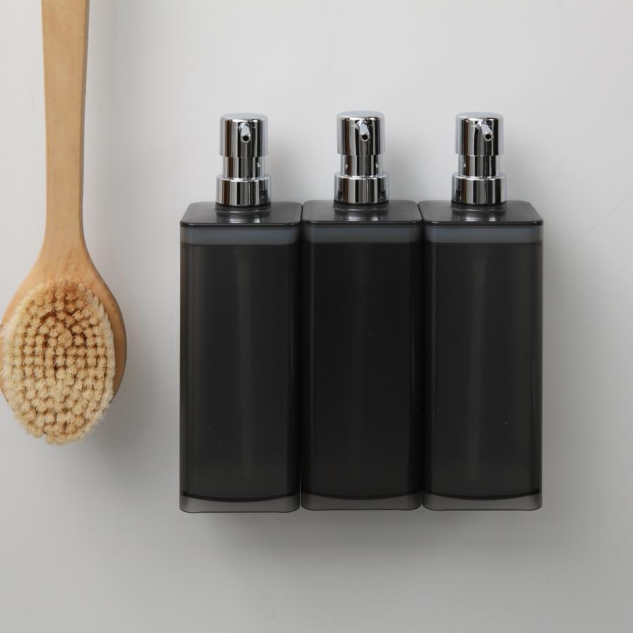 アスベル ディスペンサー 壁掛け マグネット 650ml 3本セット （ シャンプーボトル ボトル 磁石 壁 詰め替え ） : お弁当グッズのカラフルボックス - 通販 - Yahoo!ショッピング