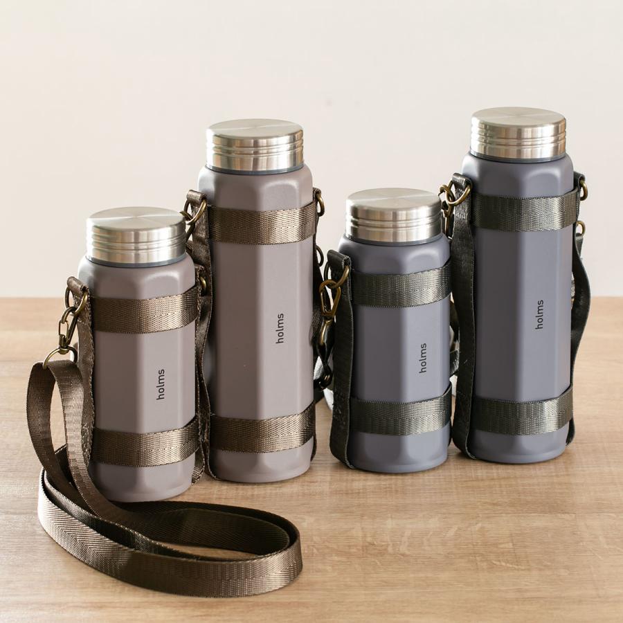 CB JAPAN 水筒 340ml holms オクタボトル ロングショルダー （ 保温 保冷 直飲み マイボトル マグ かわいい 洗いやすい 大人 おしゃれ ） : お弁当グッズのカラフル ...