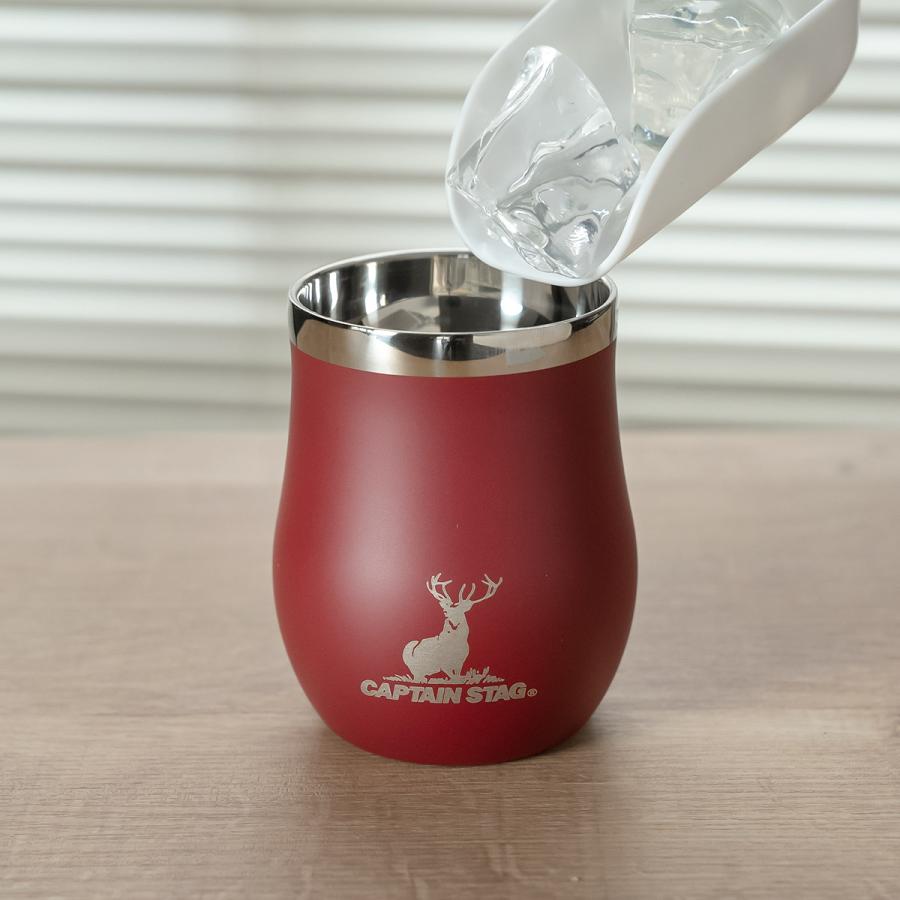 CAPTAIN STAG タンブラー 240ml 香る真空二重タンブラー キャプテンスタッグ （ 保温 保冷 お酒 ステンレス コップ カップ 食器 ） : お弁当グッズのカラフルボックス ...