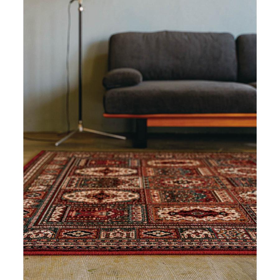 MORIYOSHI ラグ シャディ 200×250cm ウール100％ ベルギー産 （ カーペット 絨毯 マット ラグマット 長方形 ウール 高級絨毯 3畳 ） : お弁当グッズのカラフル ...