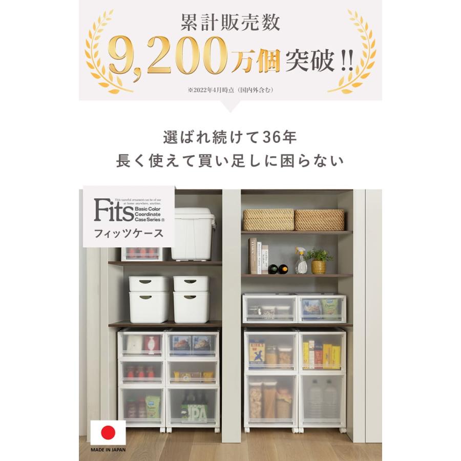収納ケース Fits フィッツ フィッツケース FC40-4040 （ 幅40×奥行40×高さ40cm 収納 ケース 衣類収納 積み重ね ...