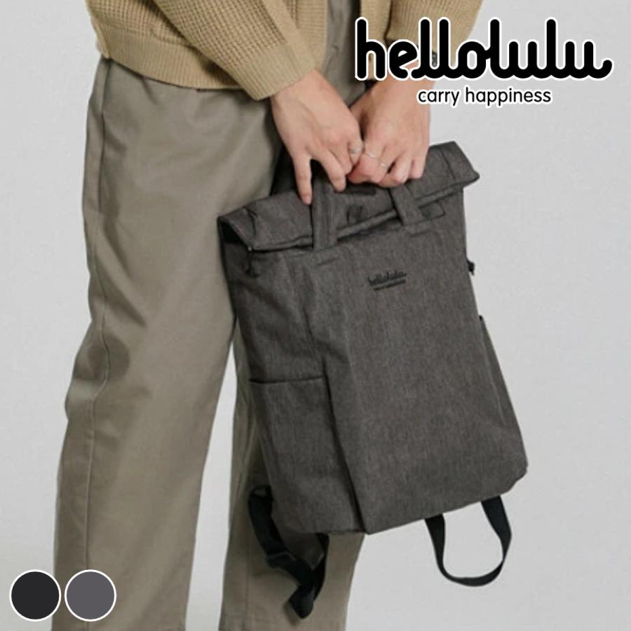 リュック Hellolulu TATE ECO エディション PC収納付2WAYバックパック （ ハロルル リュックサック ビジネスリュック バッグ デイパック かばん 鞄 ） :446733 ...
