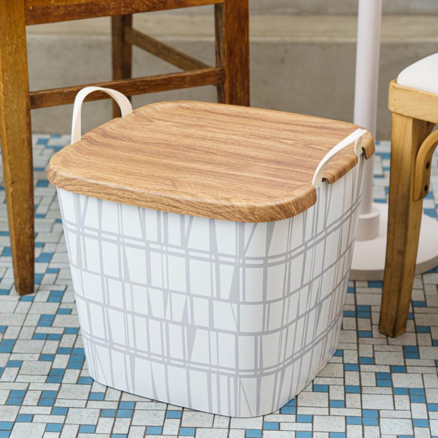 stacksto. バスケット baquet 25L M Finlayson 収納 北欧 バケツ （ 収納ボックス 柔らかい 軽量 持ち手付き 収納ケース 洗濯かご ランドリーバスケット 小物 ...