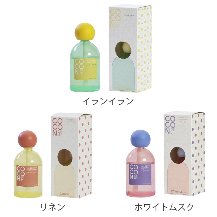magnet ディフューザー COCON DIFFUSER 80ml ガラス 石膏 （ 韓国風 リードディフューザー ロリポップ キャンディー 芳香剤 ルームフレグランス アロマ フレグランス ...