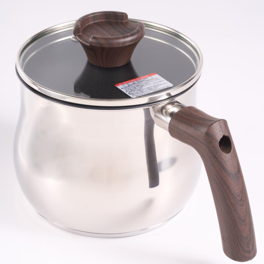 マルチポット 2.5L IH対応 ステンレス製 マルチポットパン （ ガス火対応 片手鍋 鍋 片口鍋 マルチ ガラス蓋付き 軽い ） : お弁当グッズのカラフルボックス - 通販 ...