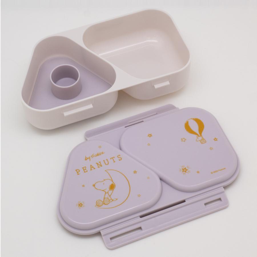 OSK 弁当箱 1段 465ml おにぎりランチケース ピーナッツ ファンシー （ SNOOPY おにぎりケース おむすびケース レンジ対応 2個用 日本製 ） : お弁当グッズのカラフル ...