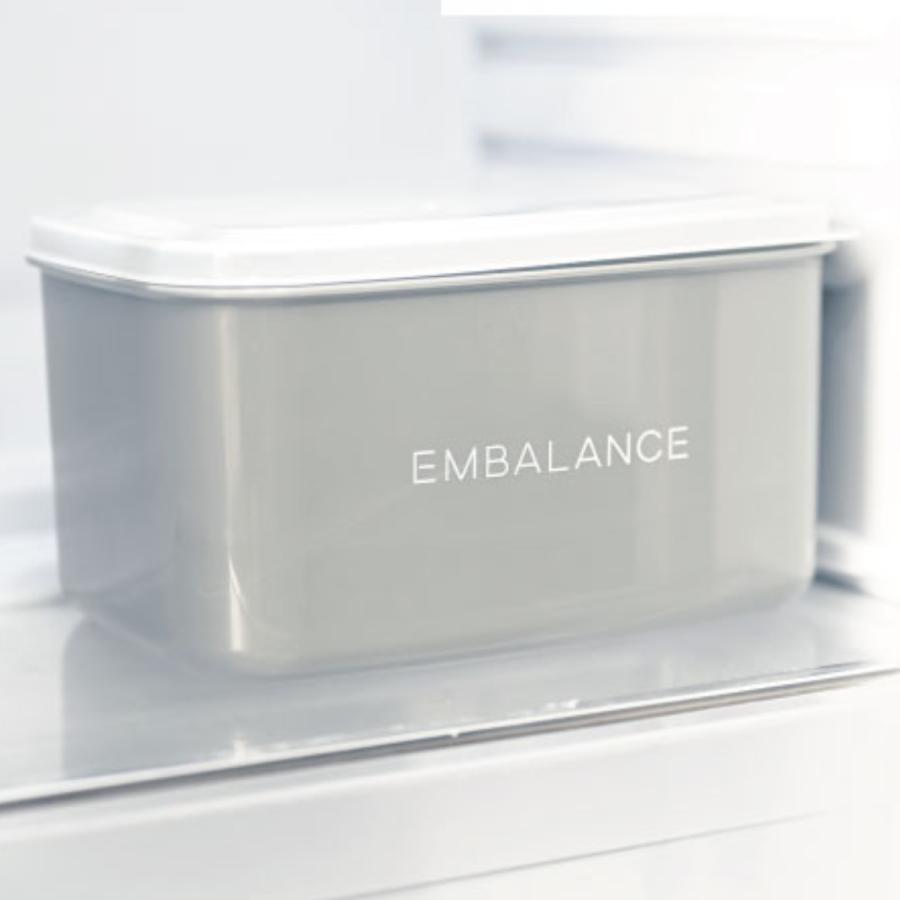 EMBALANCE 保存容器 3.5L フードコンテナ 角型 （ エンバランス プラスチック 冷凍 冷蔵 鮮度保持 日本製 3500ml 深型 ...