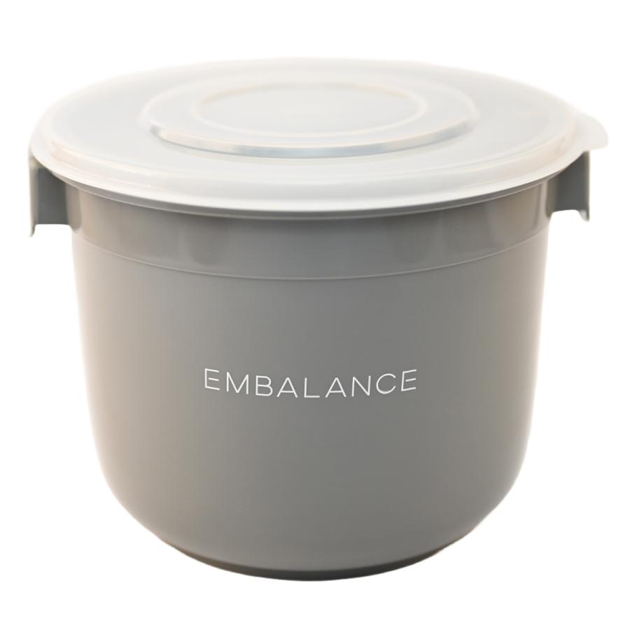 EMBALANCE 保存容器 6L フードコンテナ 丸型 （ エンバランス プラスチック 冷凍 冷蔵 鮮度保持 日本製 6000ml 深型 ...