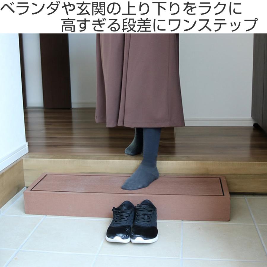 ステップ 人工木ウッドデッキ ecofeel エコフィール （ ガーデンデッキ 人工木デッキ 樹脂 DIY パーツ ウッドパネル 踏み台 ） : お弁当グッズのカラフルボックス - 通販 ...