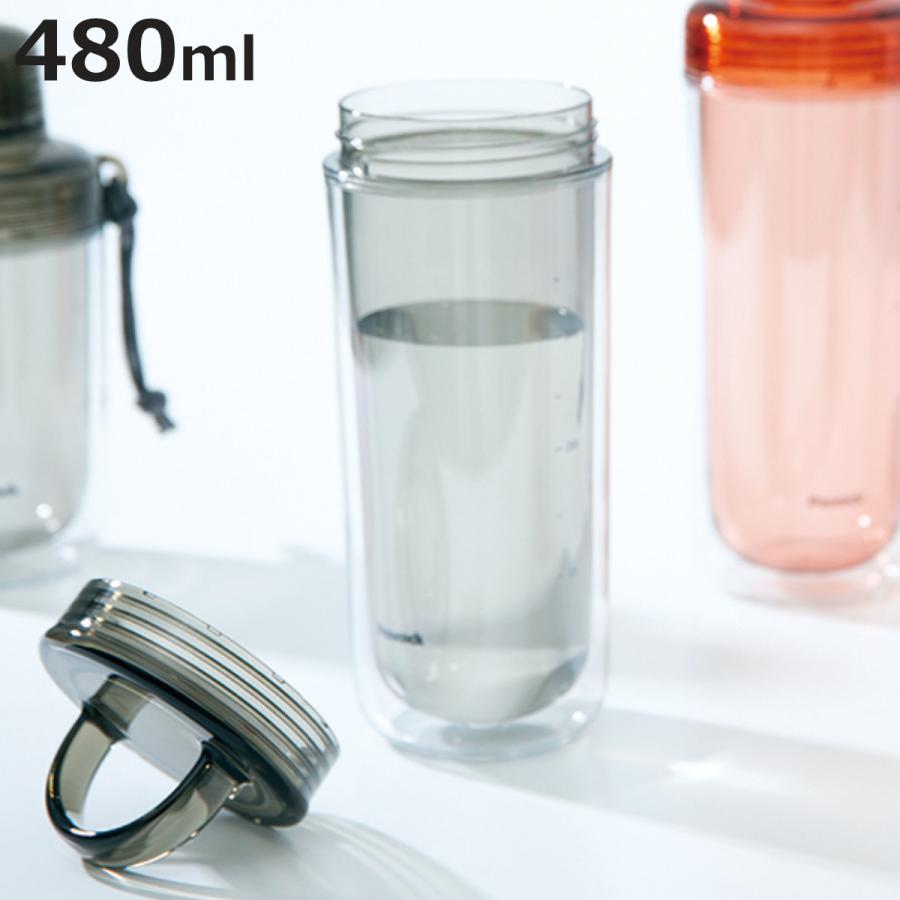 ウォーターボトル クリアボトル デイリーボトル 480ml （ 直飲み 耐熱 マイボトル クリア ボトル 軽量 持ち手付き ） : 468797 : お弁当グッズのカラフルボックス - 通販 ...