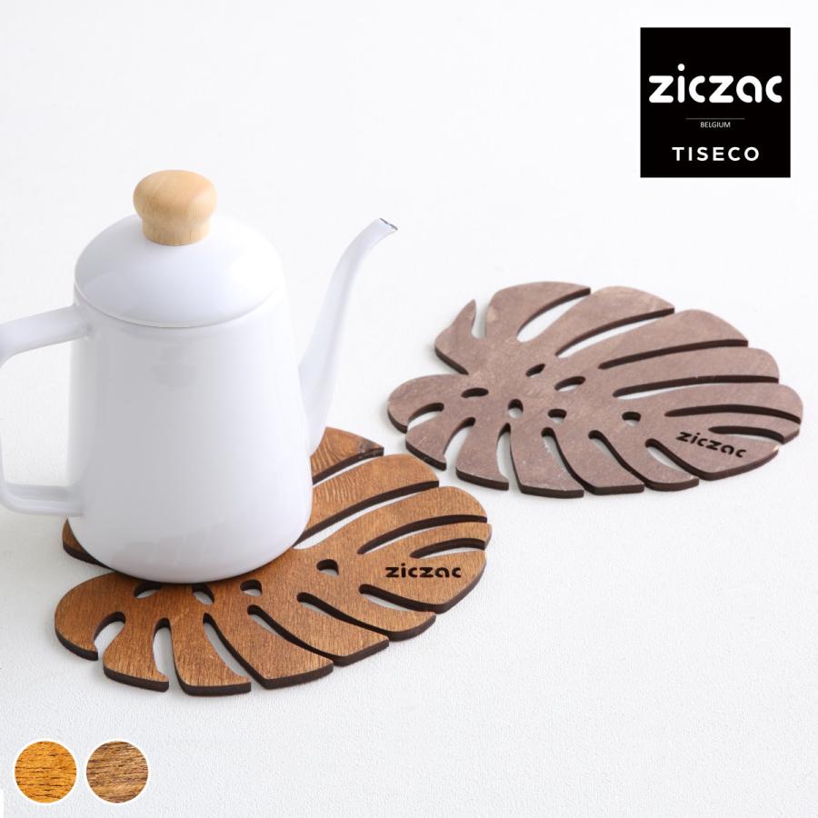 鍋敷き 木製 ZICZAC BIRCH Trivet Monstera （ 木製鍋敷き なべ敷き 鍋敷 鍋しき 鍋置き ） : お弁当グッズの ...