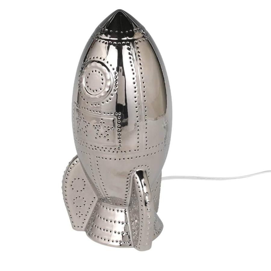 DULTON ダルトン テーブルランプ LEDライト対応 ポーセリンライト PORCELAIN LIGHT （ ライト ロボット ロケット スチール LED テーブルライト ランプ 照明 ...