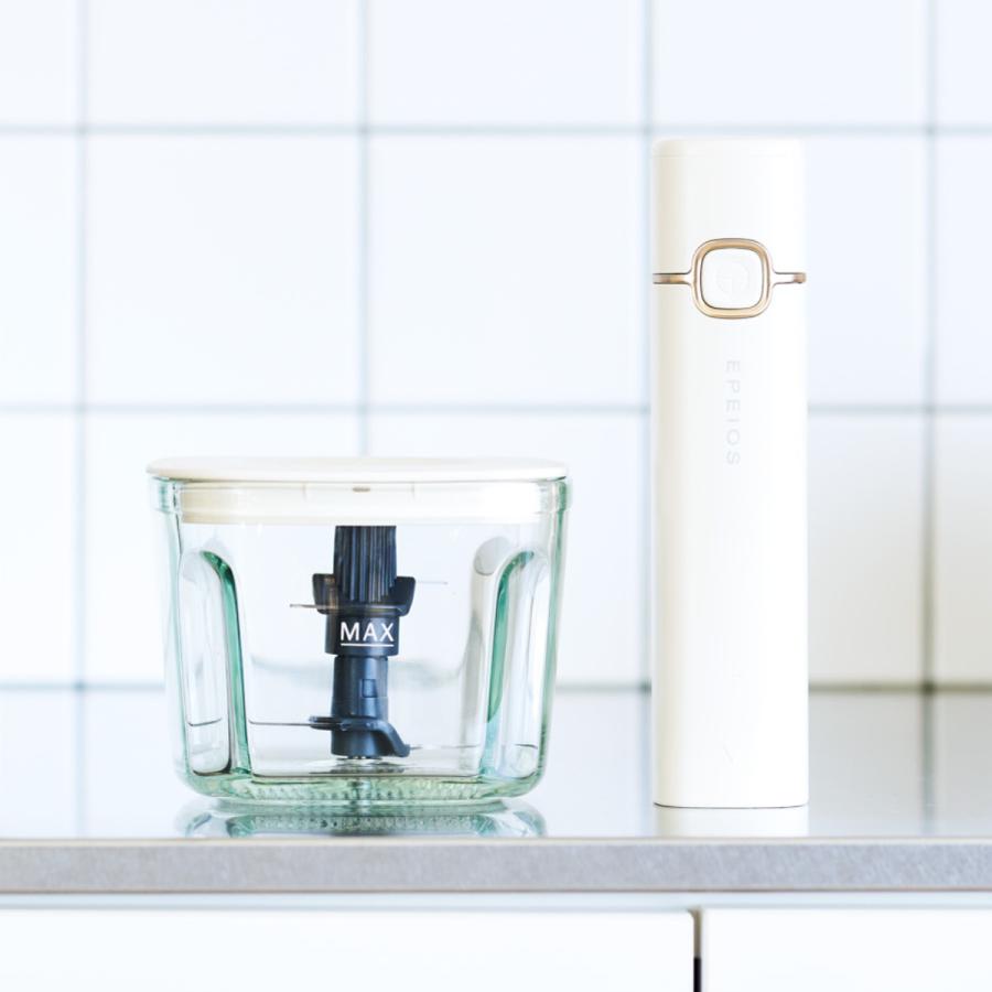 EPEIOS 電動フードプロセッサー TINT コードレス （ エペイオス フードチョッパー ガラス製 調理家電 キッチン家電 ） : お弁当グッズのカラフルボックス - 通販 - Yahoo ...