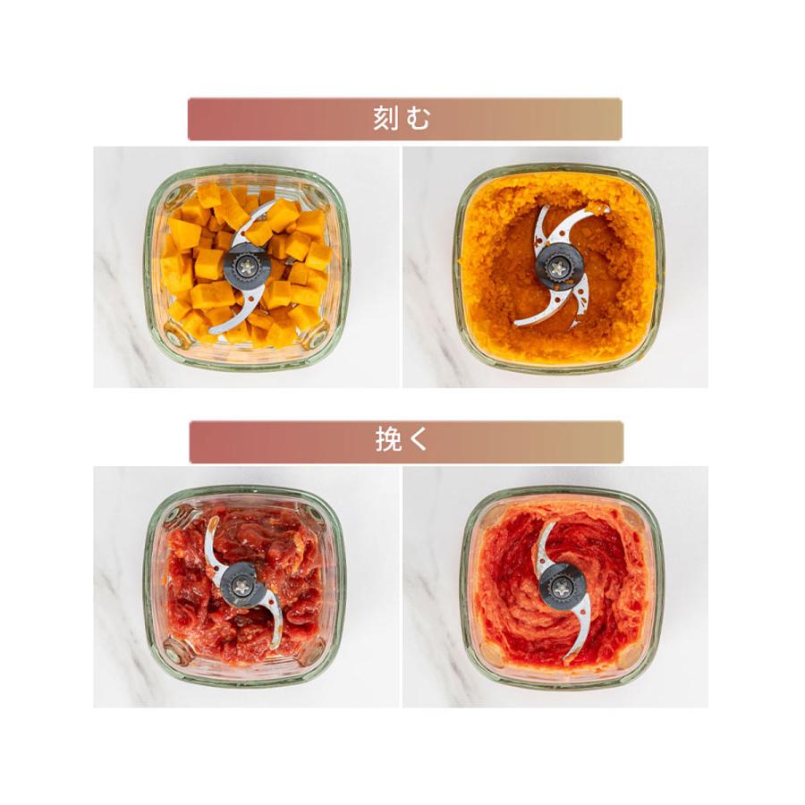 EPEIOS 電動フードプロセッサー TINT コードレス （ エペイオス フードチョッパー ガラス製 調理家電 キッチン家電 ） : お弁当グッズのカラフルボックス - 通販 - Yahoo ...