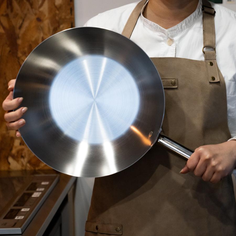 フジノス 中華鍋 31cm IH対応 アルミクラッド三層 日本製 （ ガス火対応 炒め鍋 いため鍋 フライパン ） : お弁当グッズのカラフルボックス - 通販 - Yahoo!ショッピング