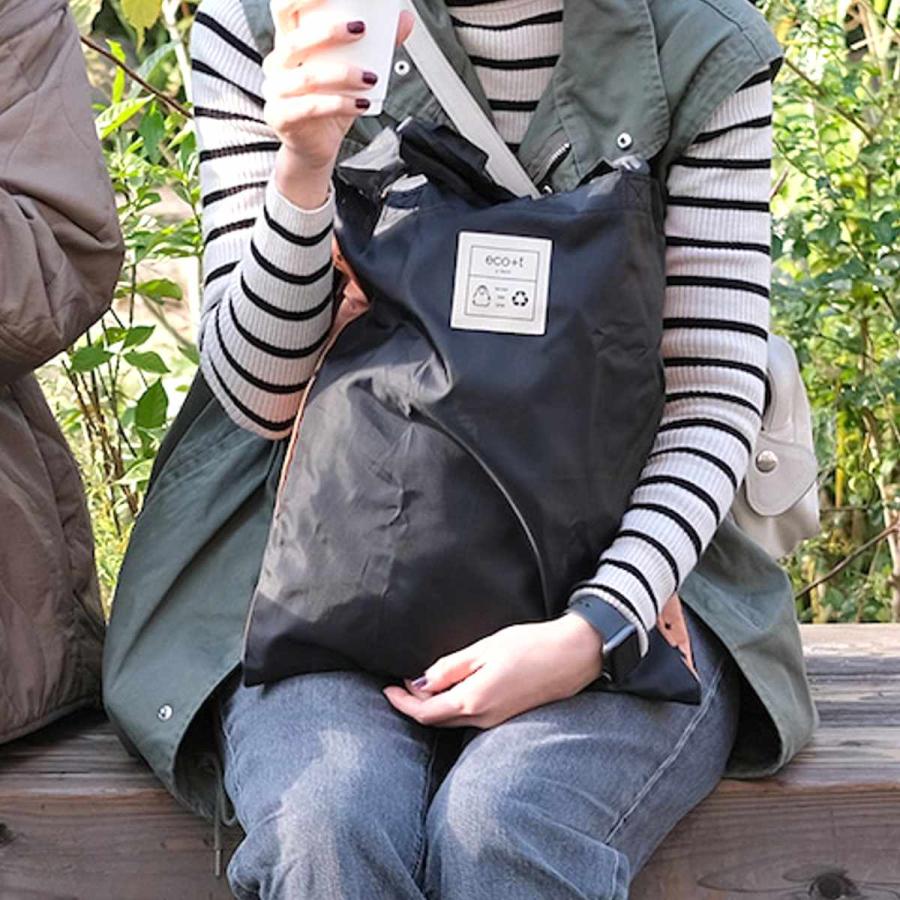 nicott エコバッグ ET 3WAY 2部屋 BAG コンパクト 肩掛け 手持ち 斜め掛け （ マイバッグ トートバッグ 買い物バッグ レジ袋 レジバッグ 買い物袋 折りたたみ ） : お ...