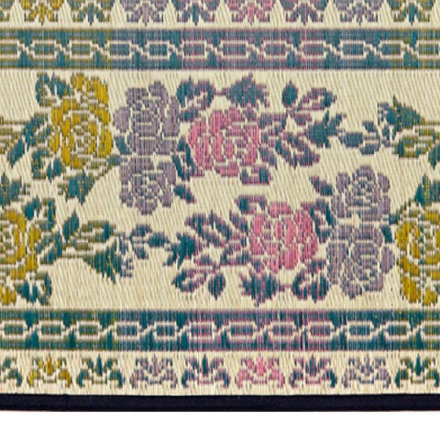HAGiHARA 玄関マット 47×120 い草玄関マット 涼華 室内 （ い草 マット ラグ 敷物 花柄 薔薇 インテリア おしゃれ 薄手 軽量 幅120cm ） : お弁当グッズのカラフル ...