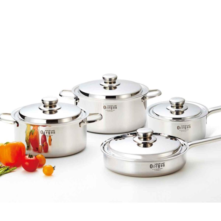 Vita Craft フライパン 25.5cm IH対応 オレゴン No.8674 （ ビタクラフト ガス火対応 ステンレス 蓋付き 片手 鍋 ） : お弁当グッズのカラフルボックス - 通販 ...