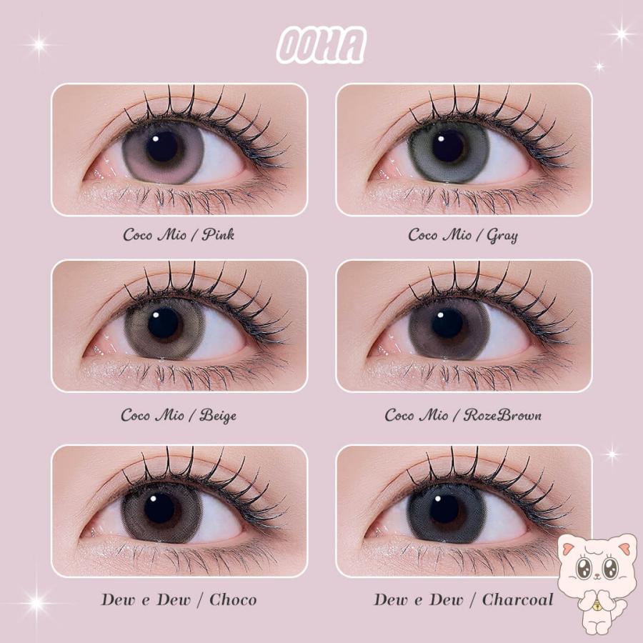 OOHA 【新商品】韓国カラコン ワンデー オハ 10枚入り Coco Mio ココミオ Dew e デューイデュ [1day 度なし 度あり ]日本国内配送 : PONPISH - 通販 ...