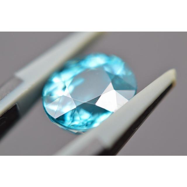 天然ブルージルコン ルース 約5.446ct ダブリング オーバル GRJ 天然ブルージルコン ルース 約5.446ct ダブリング オーバル GRJ