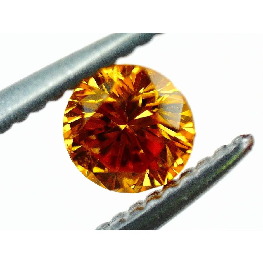 天然オレンジダイヤモンド ルース 0.139ct FANCY VIVID YELLOW ORANGE SI1/RD CGL 製品制作 IT-081 : colorsヤフーショッピング店 ...