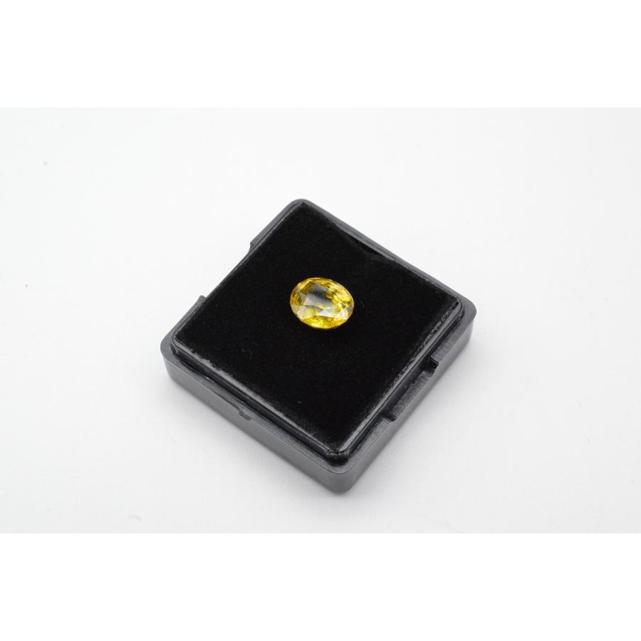 天然スフェーン【グリーンイエロー】ルース 2.305ct オーバル CGLソーティング 宝石 ジュエリー 製品制作 楔石 WC-074S ...