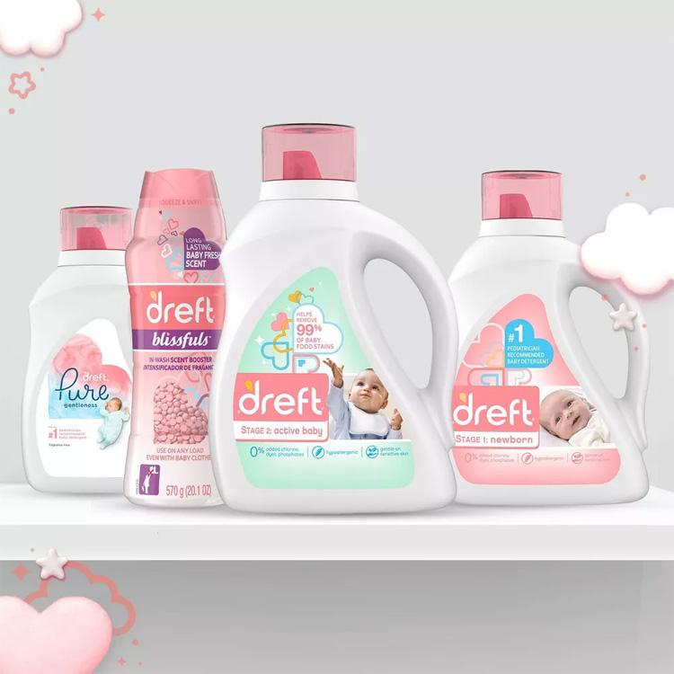 P&G 赤ちゃん用洗濯洗剤 ドレフト ステージ2 アクティブベビー 1.36L 46oz dreft 洗濯用洗剤アメリカ製 : アメリカン雑貨 ...