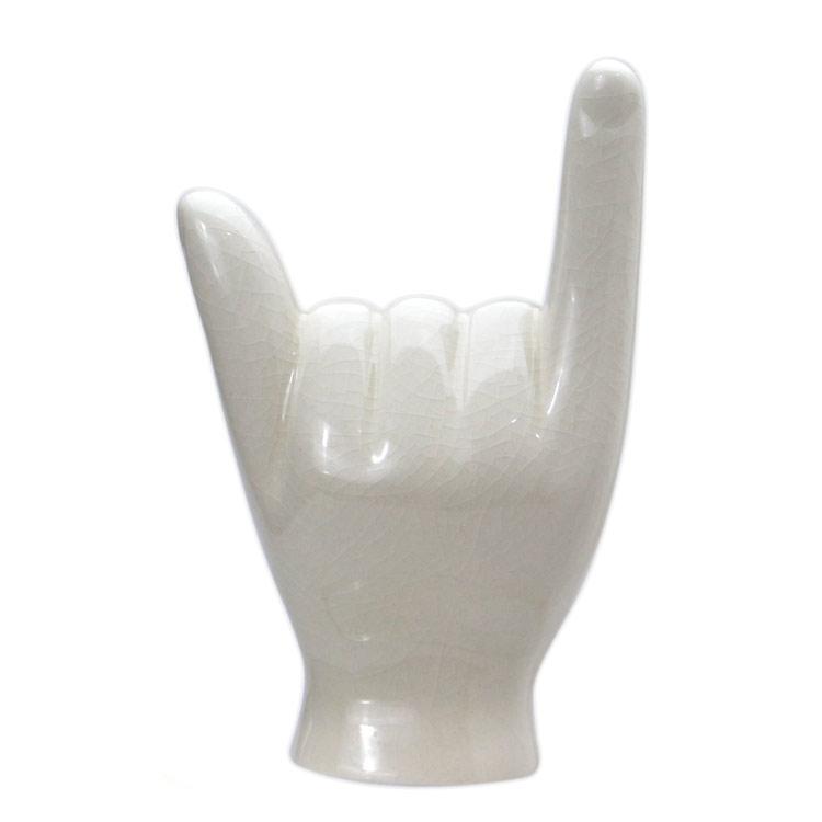 DETAIL ポーセリン ハンドオブジェ ”Hang Loose” W9.4×D5.1×H14.5cm / 142g 陶器製 : アメリカン雑貨COLOUR Yahoo!店 - 通販 ...