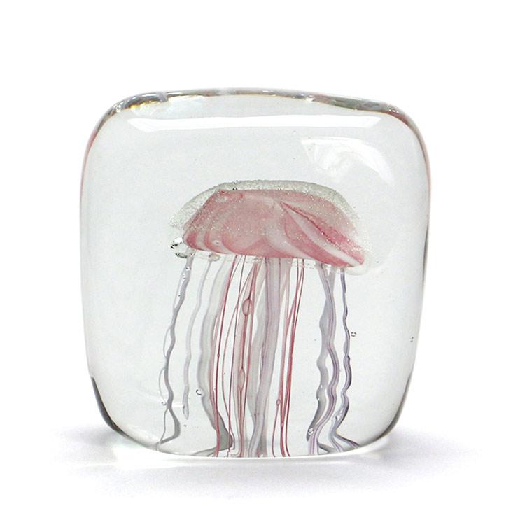 DETAIL ジェリーフィッシュツイストレッグ スクエア/ピンク 置物 ガラスオブジェ ステーショナリー インテリア : dt23031502 : アメリカン雑貨COLOUR Yahoo!店 ...