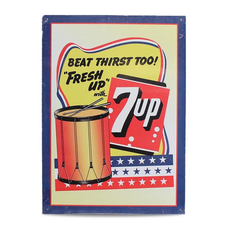 ブリキ 看板 ティンプレート 7UP Fresh Up セブンアップ H44×W31.8cm ブリキ製 オシャレ 壁面 インテリ : アメリカン雑貨COLOUR Yahoo!店 - 通販 ...