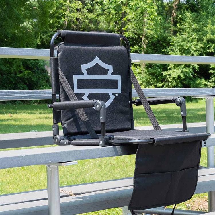 Harley Davidson スタジアムシート Harley-Davidson ハーレーダビッドソン オープンB&S HDL-10029 アウトドア 野外コンサ : アメリカン雑貨 ...
