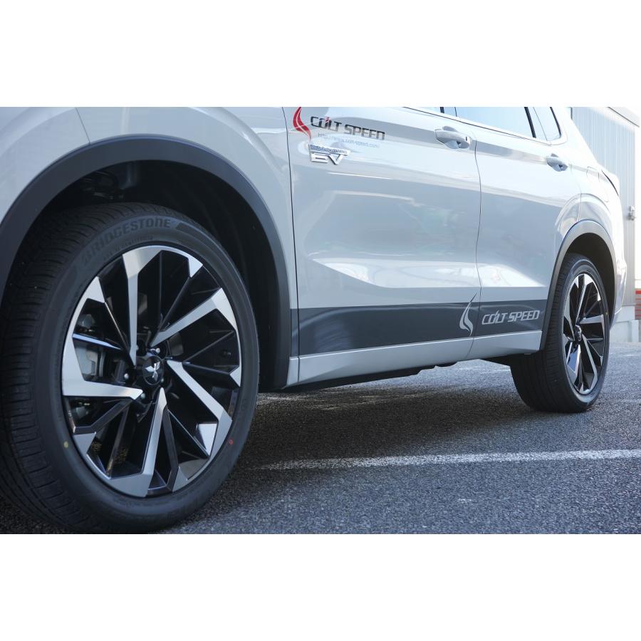 アウトランダーPHEV（〜2024/10：GN0W）専用 コルトスピードサイドデカール（艶消しブラック） : コルトスピード ヤフーショップ - 通販 - Yahoo!ショッピング