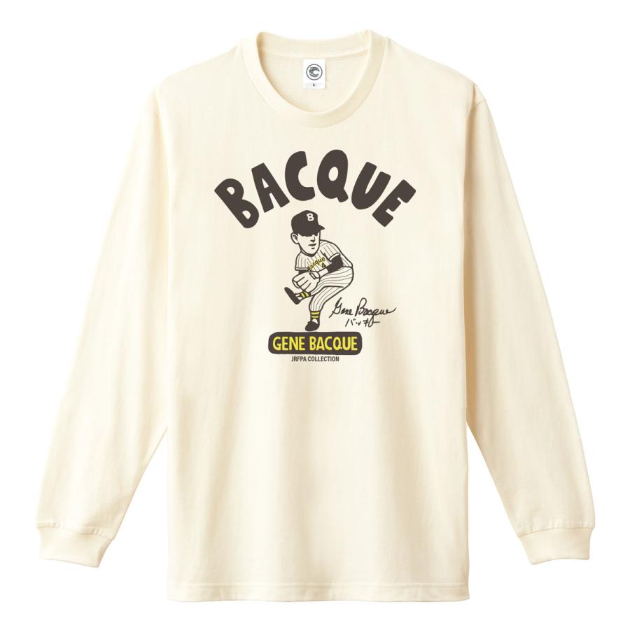 【COMBINATION MEAL コンビネーションミール】ジーンバッキーBACQUE ロングスリーブTシャツ(袖リブ) プロ野球レジェンド ...