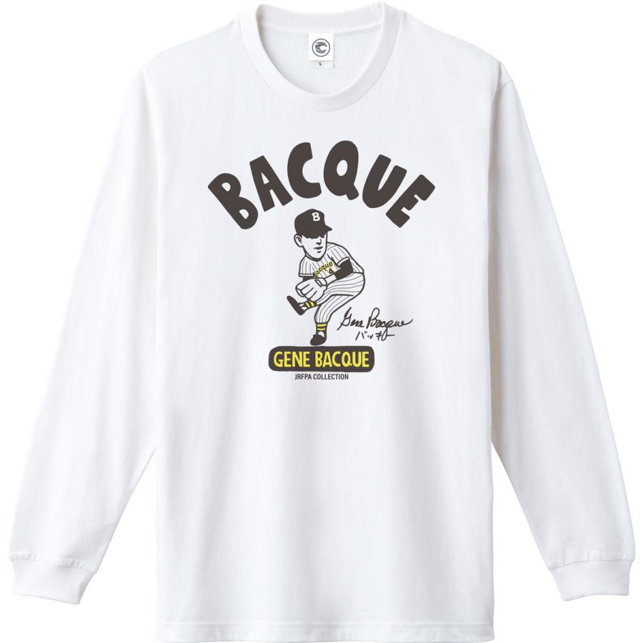 【COMBINATION MEAL コンビネーションミール】ジーンバッキーBACQUE ロングスリーブTシャツ(袖リブ) プロ野球レジェンド ...