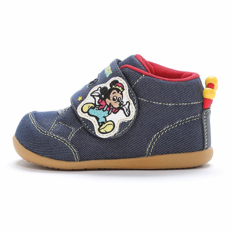 MoonStar ムーンスター DN B1325 ベビーシューズ 子供靴 ベビー靴 ディズニー プレゼント レトロデザイン モーティー&フェ ...