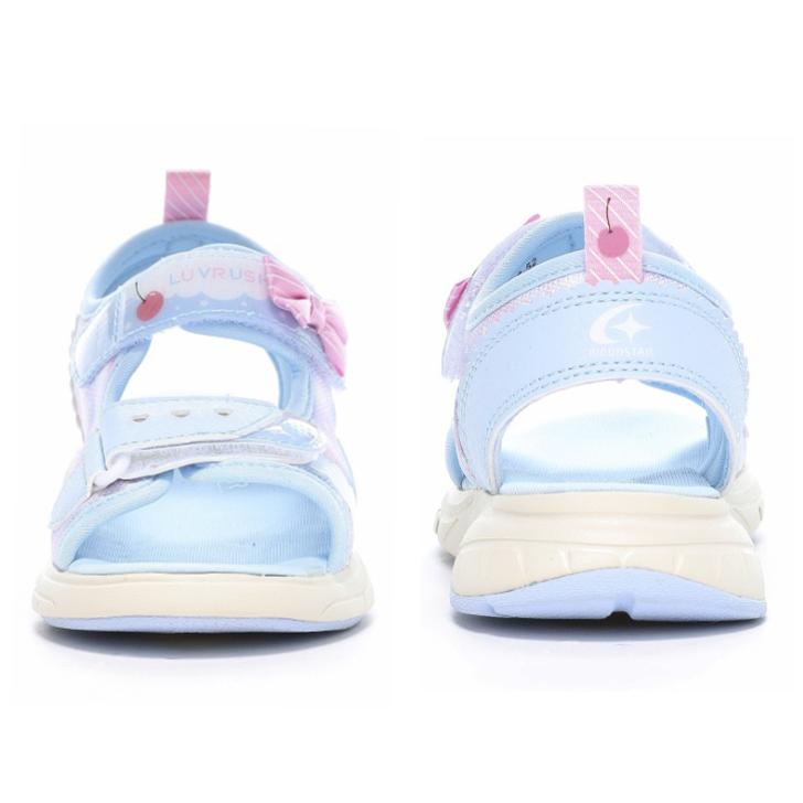 MoonStar ムーンスター LV 1219 ラブラッシュ バイ スーパースター 『バネのチカラ。』 キッズサンダル 女児 スポサン 子供 ...
