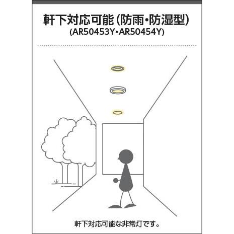 KOIZUMI コイズミ LED非常灯 非常用照明器具 埋込 防雨防湿型 軒下対応可能 低天井用（〜3m） 埋込穴φ150 白色 昼白色 ...