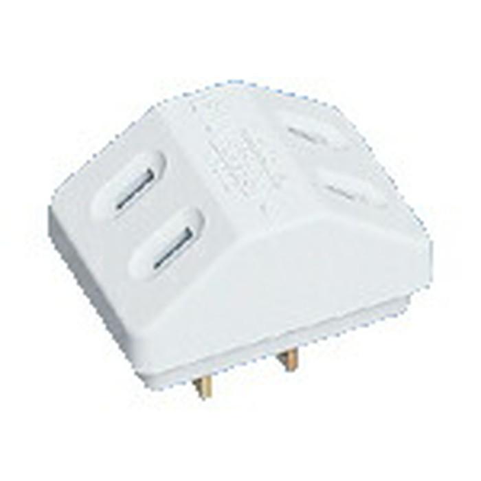 Panasonic パナソニック 配線器具 WH2012 三角タップ (ホワイト) : 照明器具のCOMFORT - 通販 - Yahoo!ショッピング