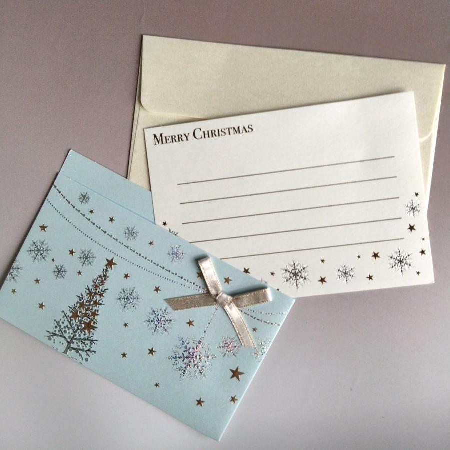 グリーティングカード クリスマスツリー ライトブルー イタリア クリスマスカード CMGI-507 : 雑貨屋カンフィ - 通販 - Yahoo!ショッピング