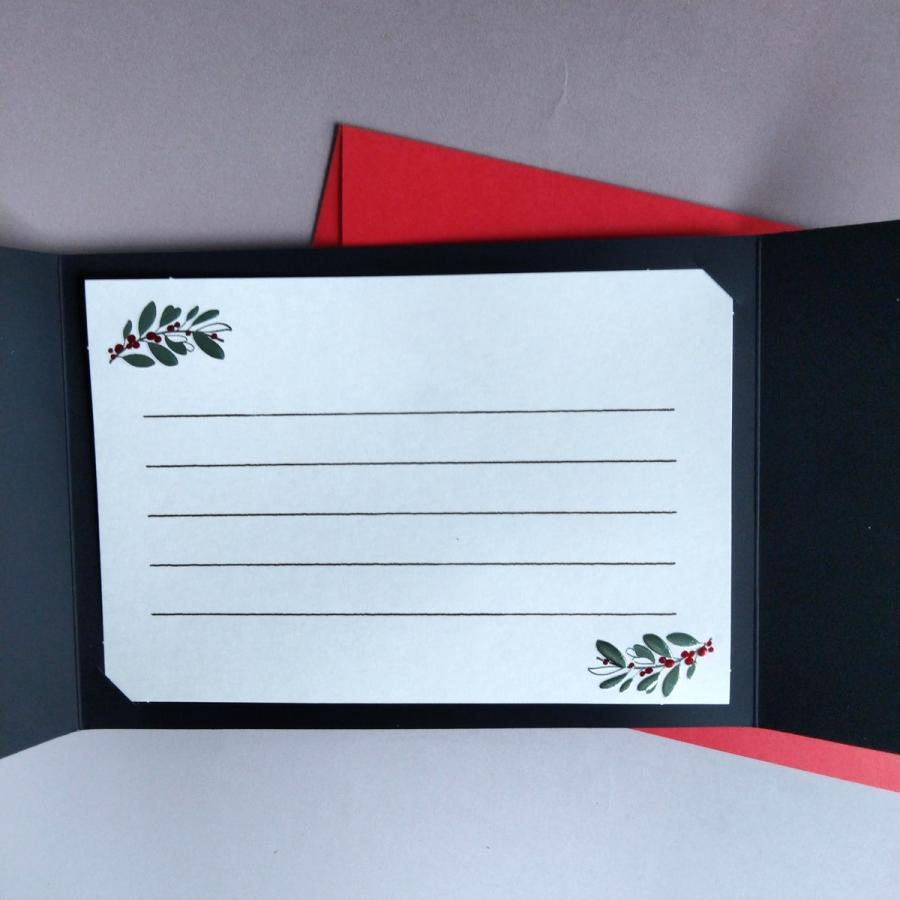 グリーティングカード レッドリボン クリスマスリース イタリア クリスマスカード CMGI-522 : 雑貨屋カンフィ - 通販 - Yahoo!ショッピング